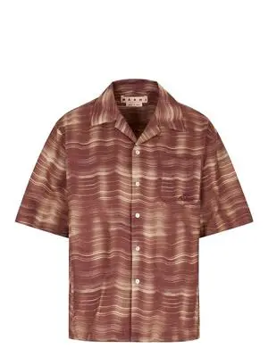 Marni Shirt Pink Gummy Brown