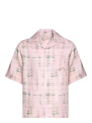 Marni Bowling Shirt Tobacco - Pink
