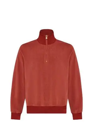 AMAN TENNIS CLUB Terry Half-zip Sweatshirt - A