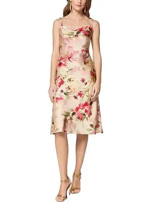 Donna Karan New York A-line Midi Dress - Eggshell Multi