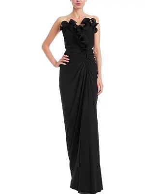 sachin and babi light blue dress Alexis Sunniva Strapless Drop-Waist Dress - Blue main image 0