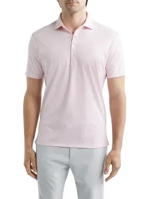 Johnnie-o Elba Top Shelf Cotton Blend Piqué Polo - Pamplemousse