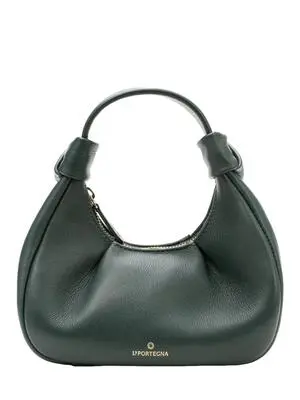 LA PORTEGNA Anita Hobo Bag Forest
