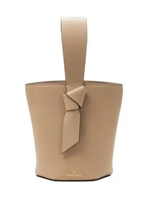 LA PORTEGNA Julieta Shoulder Bag - Beige