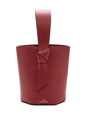 LA PORTEGNA Julieta Shoulder Bag - Raspberry