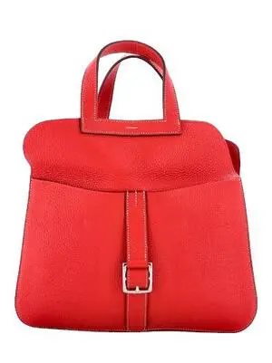 Hermès Halzan Bag Clemence 31 - Red
