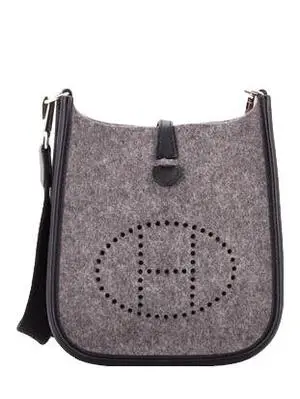 Hermès Evelyne Bag Gen Iii Felt Tpm Grey