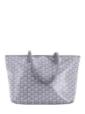 Goyard Artois Tote Coated Canvas Pm Grey