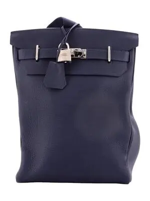 Hermès Hac A Dos Backpack Togo Gm - Blue