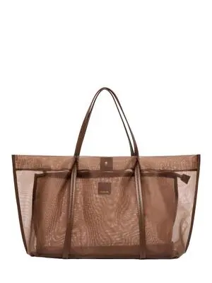 Dolce Vita Aislin Mesh Tote Bag Chocolate