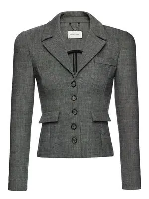 Magda Butrym Buttoned Blazer - Grey