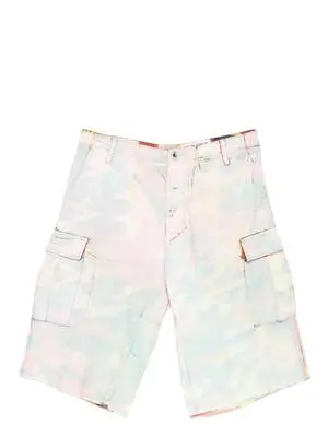 GALLERY DEPT. Camouflage Cargo Shorts - Pink