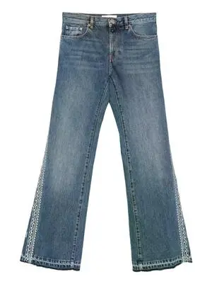 Ba&sh Vivy Embroidered Jeans - Blue