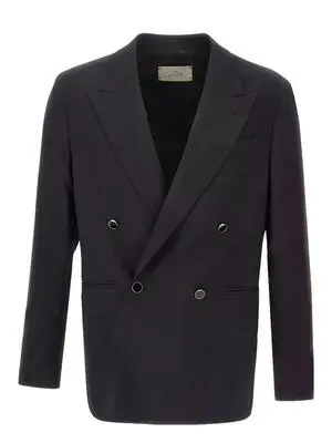 MANUEL RITZ Double-breasted Blazer - Black