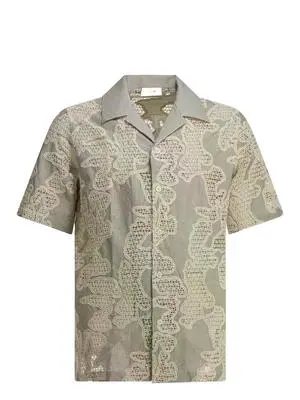 Nn07 Julio Cotton Shirt - Grey