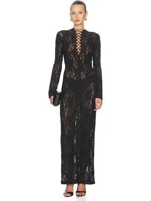 Superdown Julissa Maxi Dress - Black