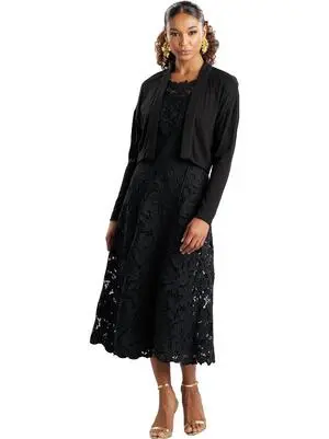 Natori Lightweight Knit Bolero - Black