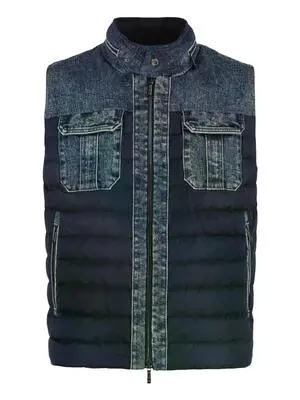 MOORER Zanos Gilet - Blue
