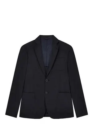Giorgio Armani Upton Line Single-breasted Jacket - Navy