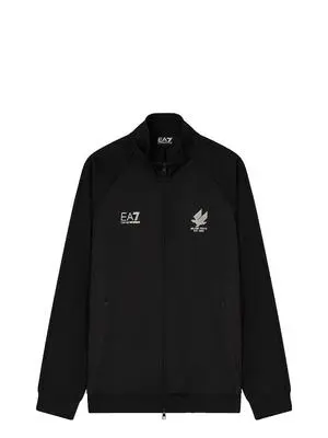 EA7 Soccer Zip-up Sweatshirt - Black