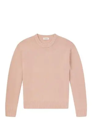FRAME Cashmere Crew-neck Sweater - Orange