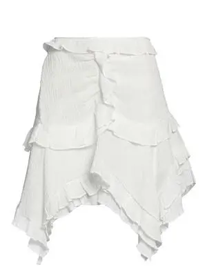 Isabel Marant Étoile Mini Asymmetric Skirt - White
