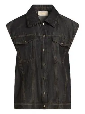 KAOS Denim Lyocell Shirt - Black
