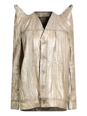 Rick Owens Denim Trucker Jacket - Grey