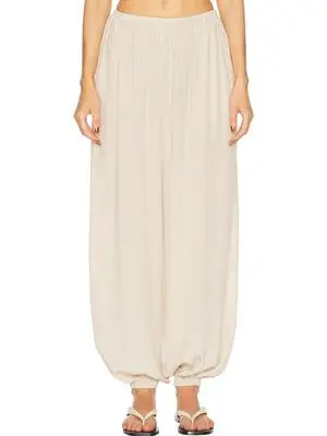 EAVES X Jasmine Tookes Kai Balloon Pant - Stone