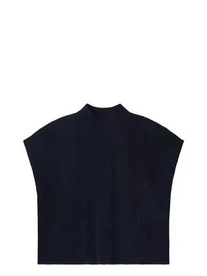 CFCL Portrait Ribbed Top - Blue