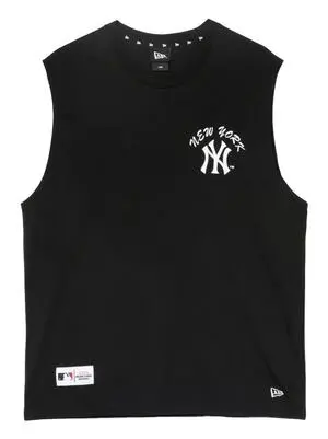 New Era Sleeveless Top - Black