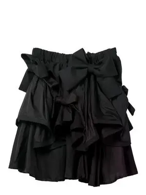Noir Kei Ninomiya Mini Skirt - Black