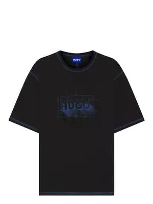 Hugo Logo-print T-shirt - Black