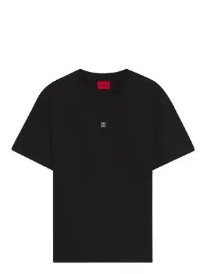 Hugo Logo-plaque T-shirt - Black