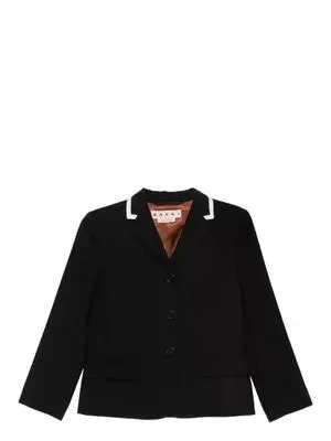 Marni Long Sleeve Wool Jacket - Grey