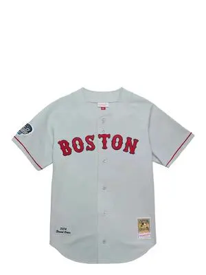 Mitchell & Ness X Mlb David Ortiz 2004 Boston Red Sox Shirt - Grey
