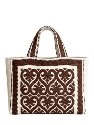 ATP ATELIER Costantine Cotton Tote Bag - Walnut