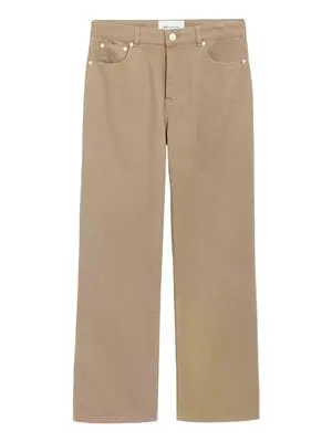Ami AMI Paris Five-Pocket Loose-Fit Jeans Neutrals