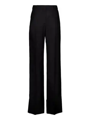 Valentino Garavani Tailored Wide-leg Trousers - Black