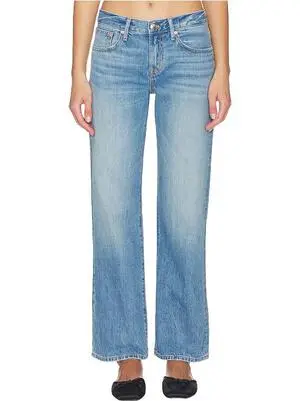 Madewell Loose Fit Low Rise Jeans - Blue