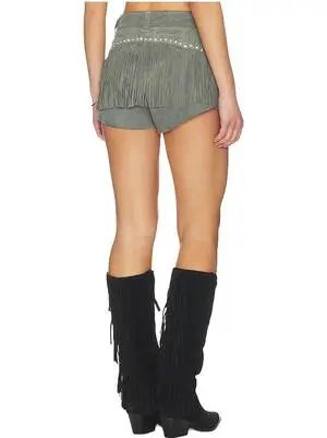 UNDERSTATED LEATHER Starburst Short - Grey