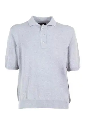 ZANONE Buttoned Polo Shirt - Grey
