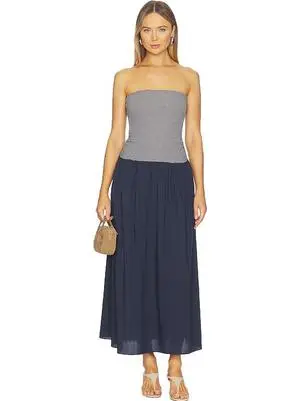 Heartloom Mikella Strapless Dress - Navy