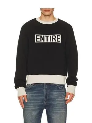 ENTIRE STUDIOS Contro Crew Sweatshirt - Black