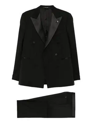 Tagliatore Double-breasted Suit - Black