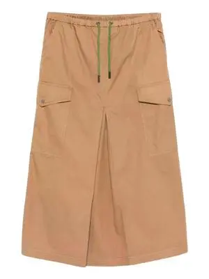 Herno Cargo Drawstring Skirt - Neutrals