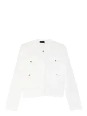 Liu Jo Pocket Cardigan - White