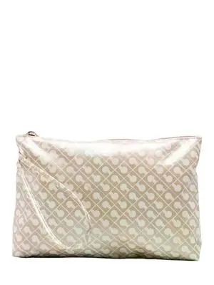 GHERARDINI Zipped Clutch Bag - Neutrals