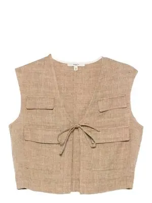 Barena Venezia Four-pocket Tie Vest - Neutrals