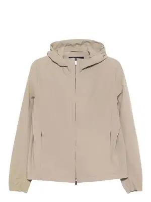 Paul & Shark Hooded Zip Jacket - Neutrals